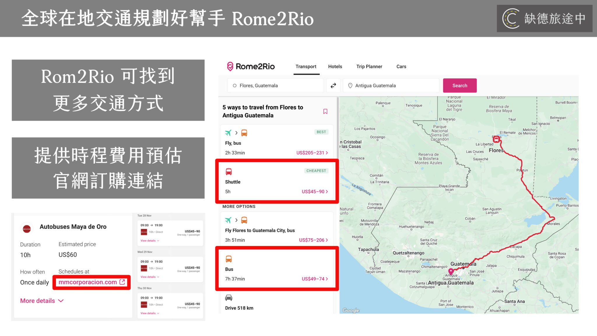 自助旅遊時跨城跨國交通規劃的好幫手 Rome2Rio | Google Map 上找不到大眾運輸嗎？不知道怎麼搭車或接駁嗎？看這篇就對了 ...